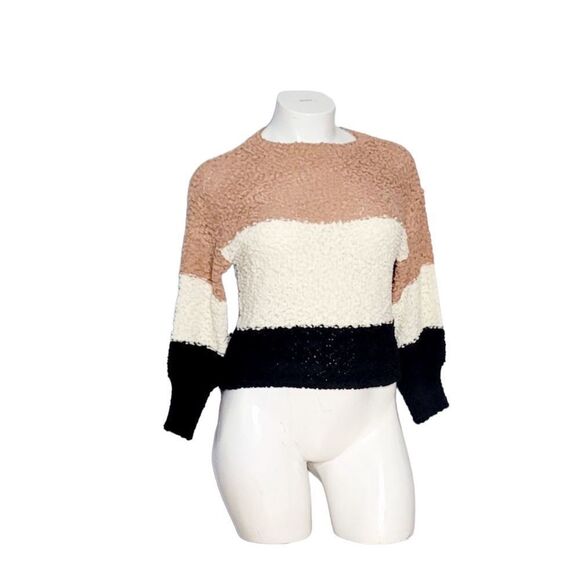 Lulus | Sweaters | Nwt Lulusalways Be Together Colorblock Chenille ...